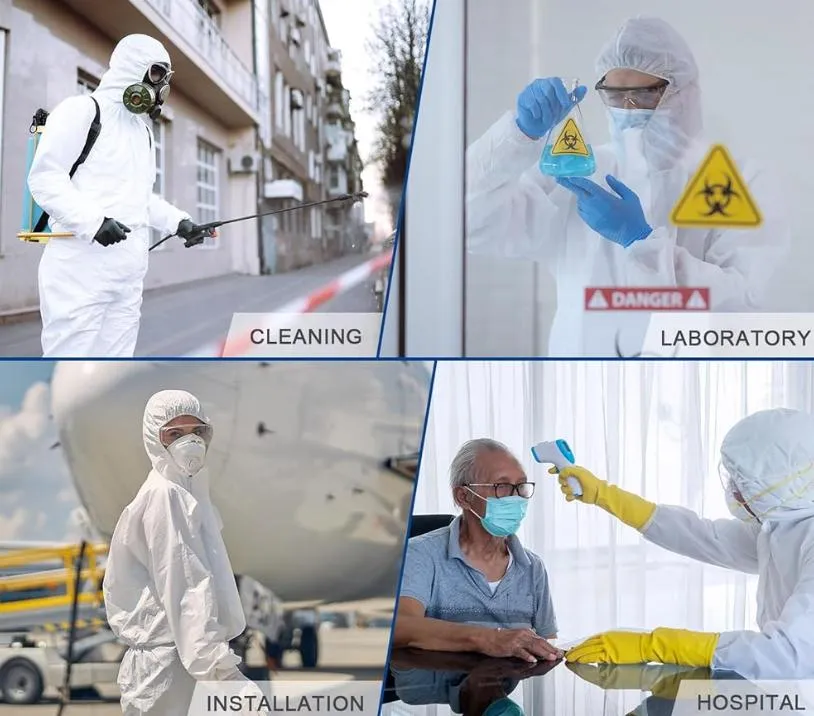 disposable coverall applications